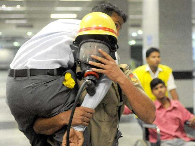 Delhi gets a metro mock drill | Hindustan Times