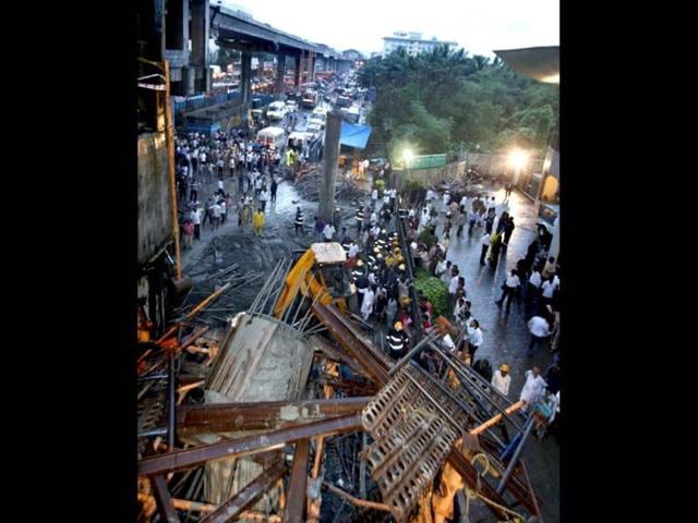 Mumbai metro bridge collapse | Hindustan Times