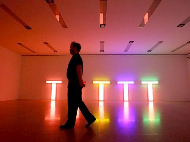 Dan Flavin lights up world of art | Hindustan Times