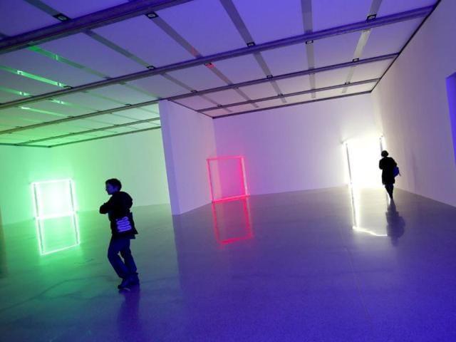 Dan Flavin lights up world of art | Hindustan Times