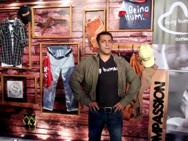 CHARITY TIME: Salman Dabangg Khan at Being Human store launch ...