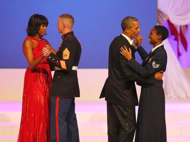 Obamas at Inaugural Ball | Hindustan Times