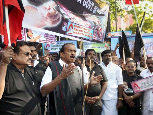 Vaiko detained after protesting against Rajapaksa | India News