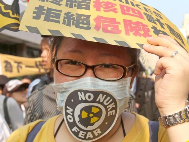 Taiwanese anti-nuclear protest | Hindustan Times