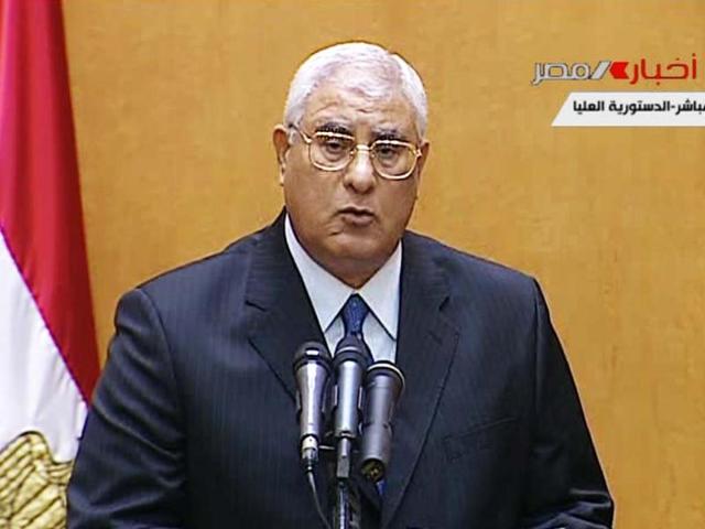 Adli Mansour sworn in as Egypt's interim president | World News