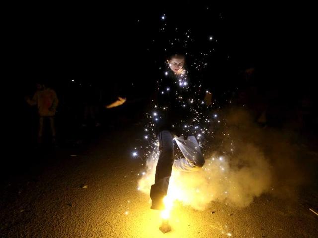 Iran's fire-jumping festival | Hindustan Times