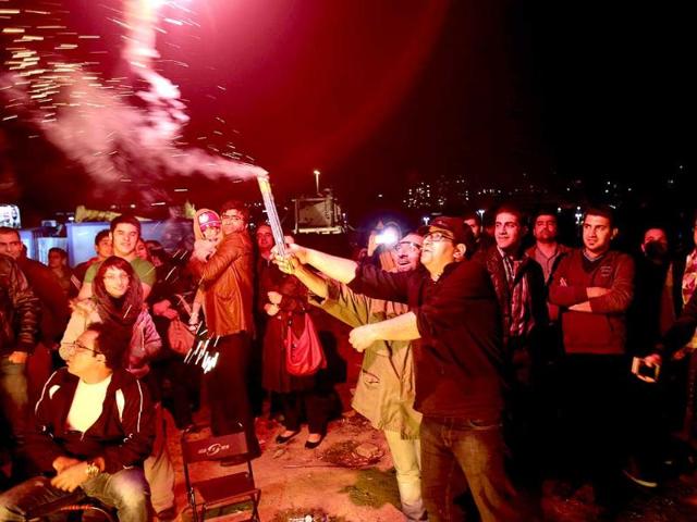 Iran's fire-jumping festival | Hindustan Times