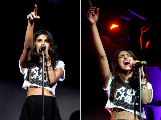 Priyanka Chopra at her music video launch | Hindustan Times