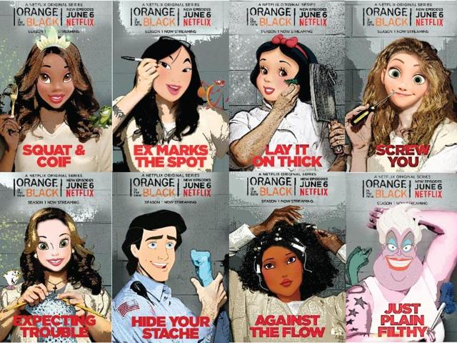 Artist puts Disney princesses behind bars | Hollywood