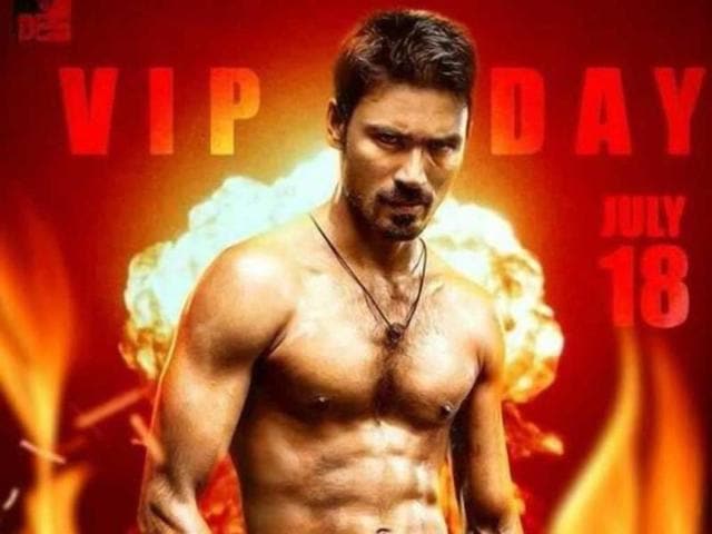Actor Dhanush Six Pack