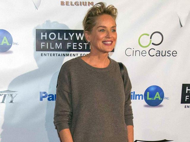 Like wine, age becomes her: Sharon Stone looks stunning as ever at HFF ...
