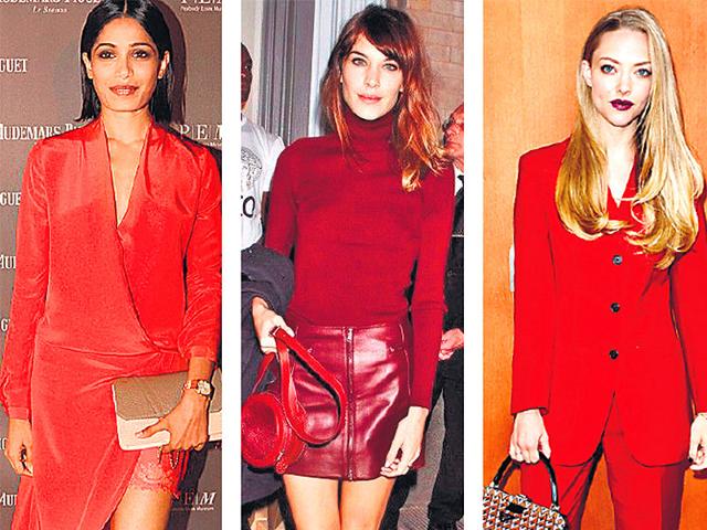 Colour me red: Here's how to work the shade in your winter outfit ...