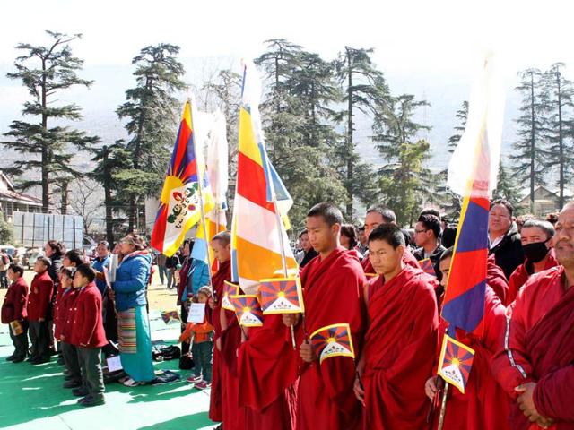 Tibetans mark 1959 uprising against Chinese rule | Hindustan Times