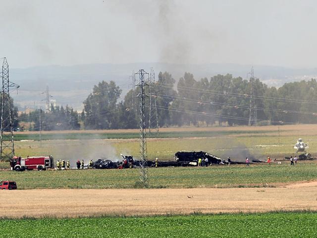 Military plane crashes in Spain, killing 4 crew members | World News