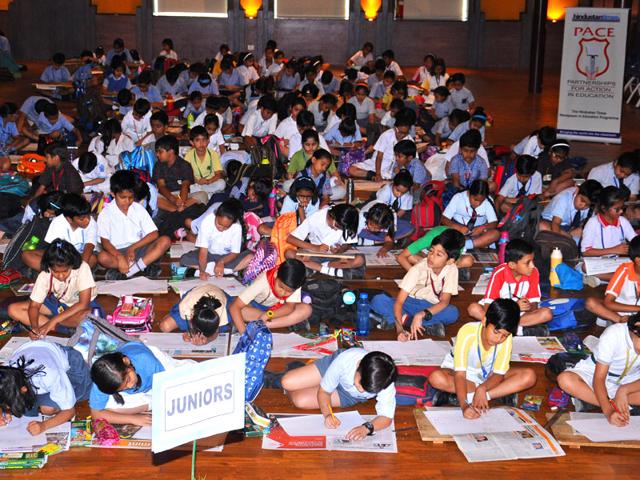 Inter-school painting competition in Gurgaon | Hindustan Times
