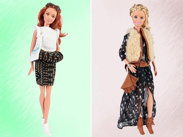 Dolled up like that: Barbie gets makeovers from big designers ...
