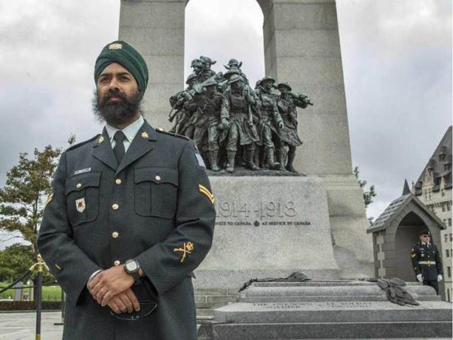 First Sikh soldier to guard Tomb of Unknown Soldier in Canada ...