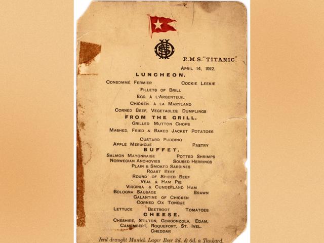 titanic artifacts auction