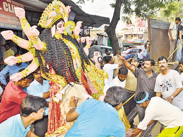 Drones to keep a watch over puja pandals in Jharkhand | Hindustan Times