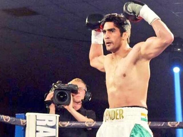 Vijender wins third pro bout, delivers hat-trick of knockout wins ...