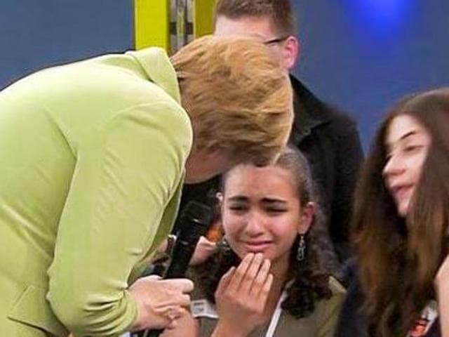 Refugee girl who cried after Merkel comments can stay in Germany ...