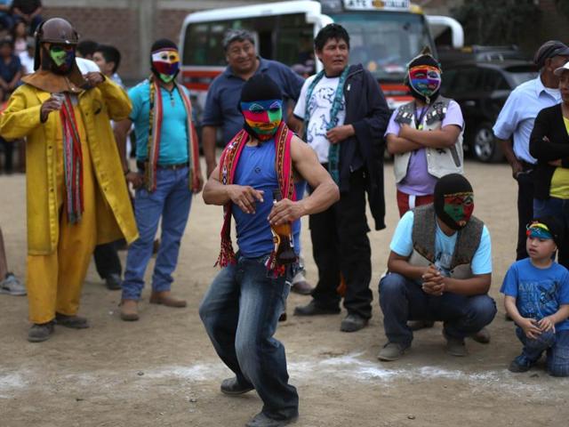 Check out ‘Takanakuy’, Peru’s ritual fighting event | Hindustan Times