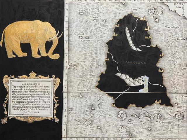 The Sri Lankan artist who paints on actual maps | Hindustan Times