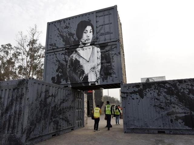 This is it: An amazing art exhibition on shipping containers in Delhi ...