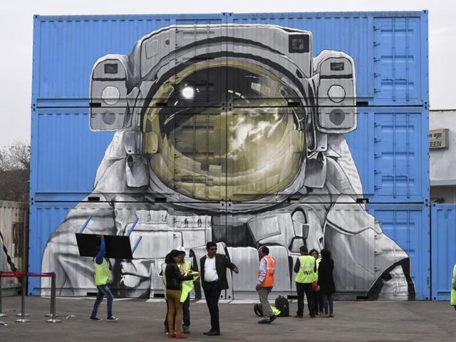 This is it: An amazing art exhibition on shipping containers in Delhi ...