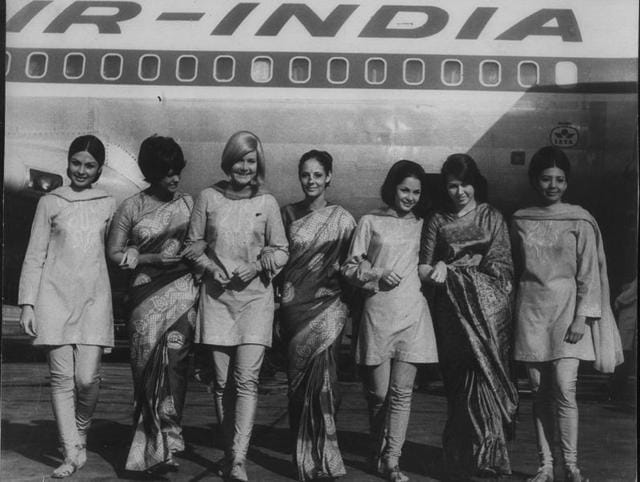 From the archives: The glamorous life of Indian air hostesses ...