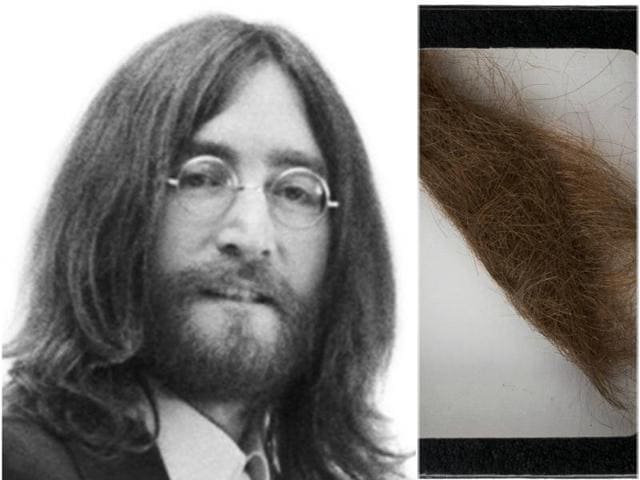 A lock of John Lennon’s hair was just sold for $35,000 | Hindustan Times