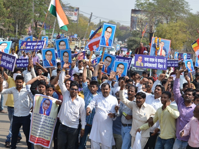 Bal Bhawan clash: Ambedkar Manch, Dalit bodies take out rally in ...