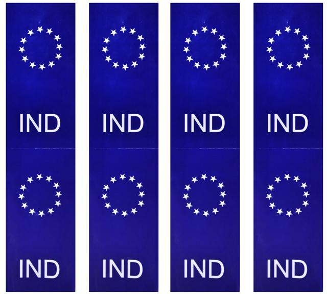 Presenting the European Union flag on Delhi’s new number plates ...
