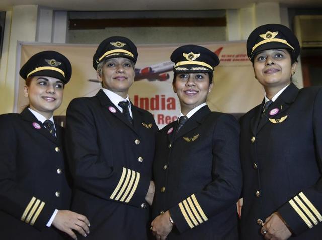Scaling new heights: Meet the crew of the ‘historic’ all-women’s flight ...