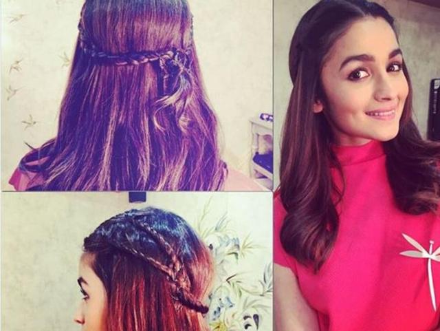 Fun ’n flirty braids: Bollywood star Alia’s DIY for you | Hindustan Times