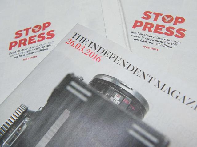 Final edition of British paper The Independent goes to print | World News