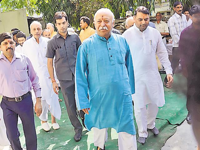 UP: Functioning of RSS impressed JP, says Mohan Bhagwat | Hindustan Times