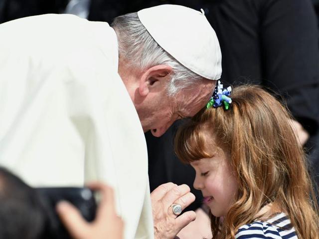 Little Lizzy’s wish comes true, meets Pope before going blind | World News