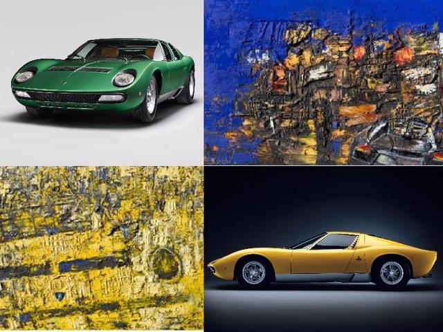 Lamborghini-inspired paintings confirm the supercar’s masterpiece ...