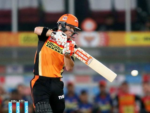 David Warner guides Hyderabad to their first victory in IPL 2016