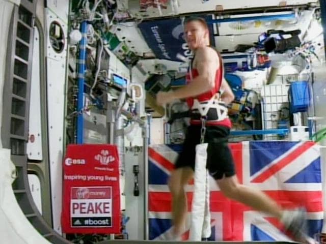 British astronaut Tim Peake runs marathon aboard space station | World News