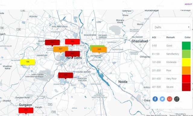 Delhi’s air quality worsens on Thursday, pollution levels severe ...