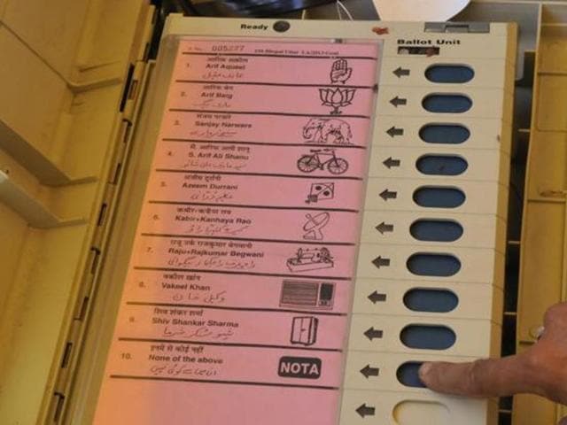 In small numbers, but NOTA finds takers across states - Hindustan Times