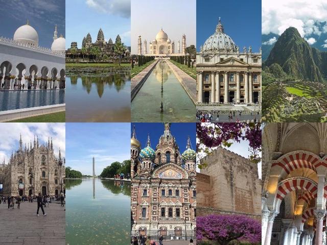 Machu Picchu to Taj Mahal: Click through to see world’s top 10 ...