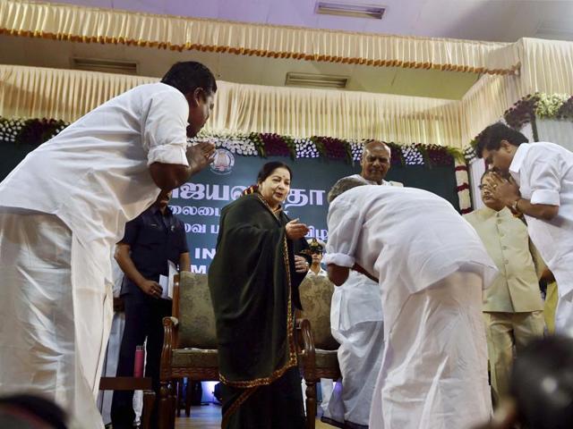 Stalin’s seating during swearing-in not intentional: Jayalalithaa ...