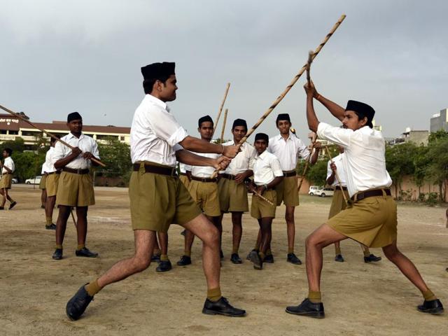 RSS holds training camp in Delhi | Hindustan Times
