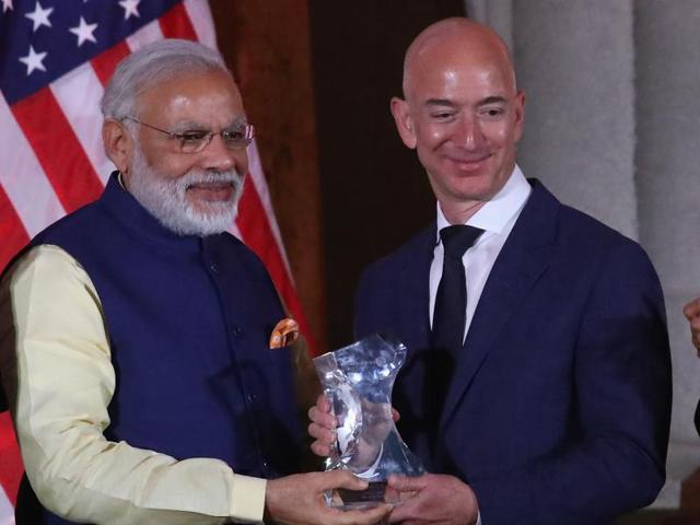 Amazon pledges $3-bn investment as Modi hard-sells the Indian dream ...