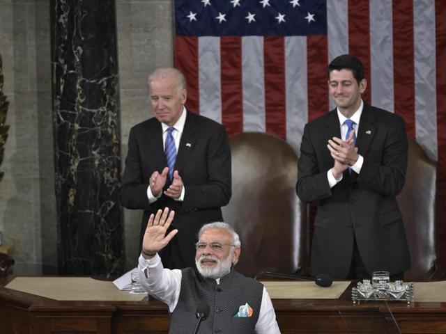 In rousing speech to US Congress, PM Modi signals new moment in ties ...