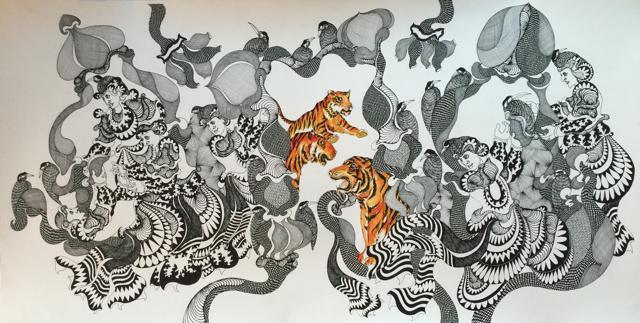 Mythology meets comics in Nandan Purkayastha’s pen and ink art ...