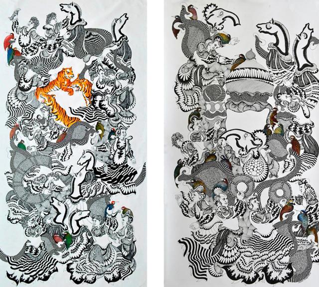 Mythology meets comics in Nandan Purkayastha’s pen and ink art ...